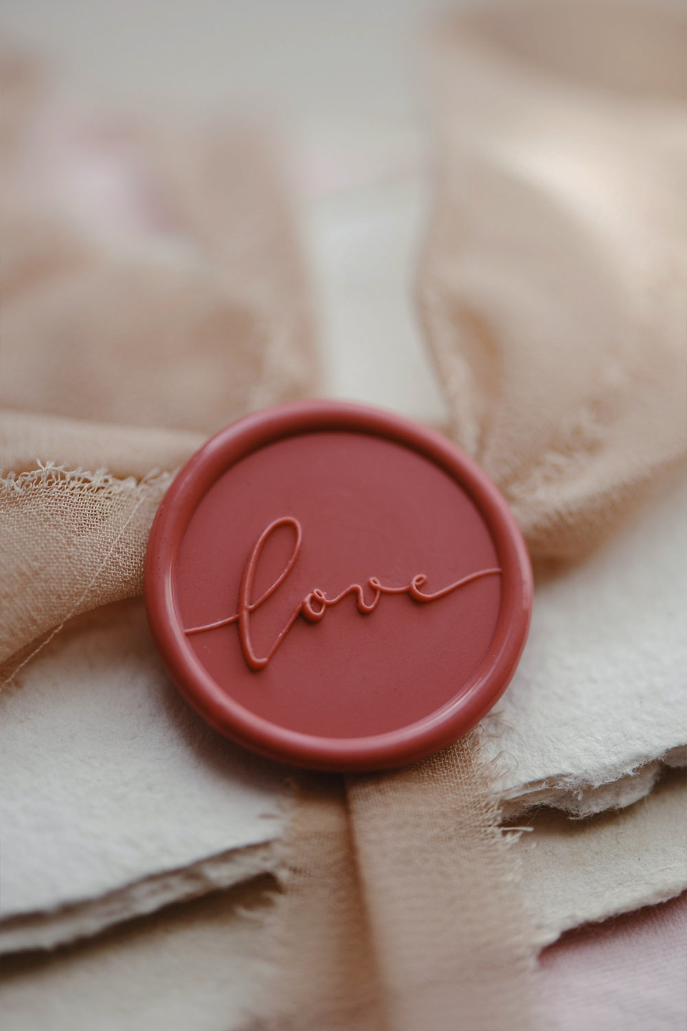 Pelargon Design Love Modern Calligraphy Wax Stamp